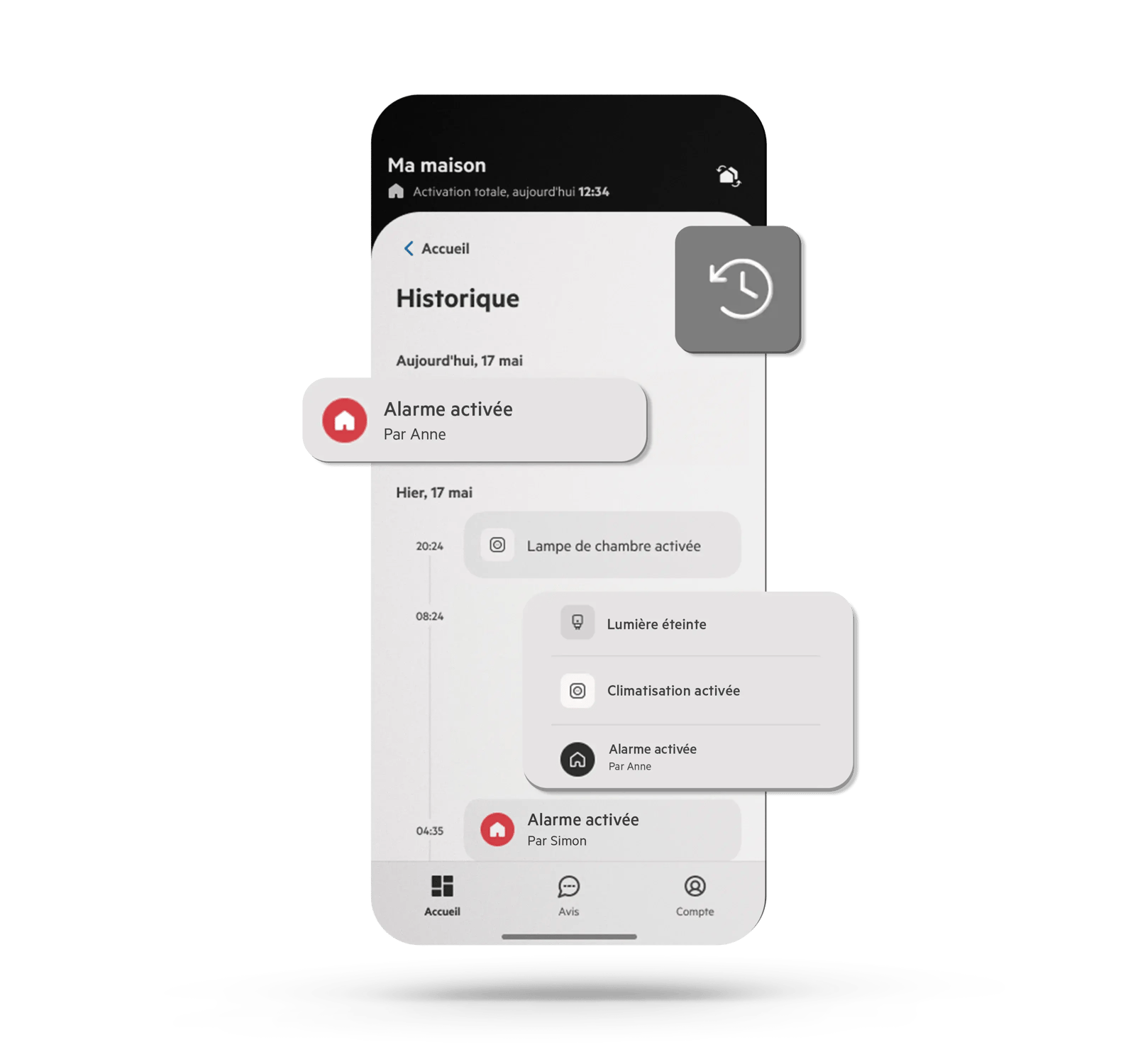 Application Sector Alarm - contrôlez votre maison | Sector Alarm